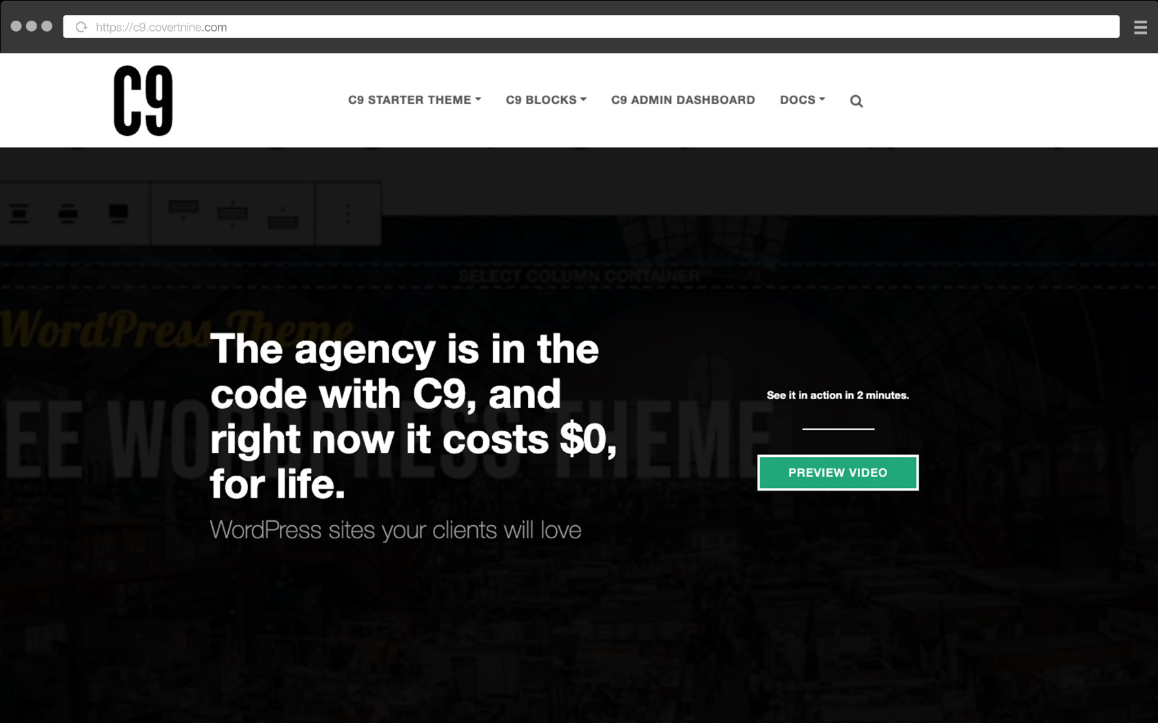 Building a Signup Focused Landing Page With C9 Block Templates | COVERT ...