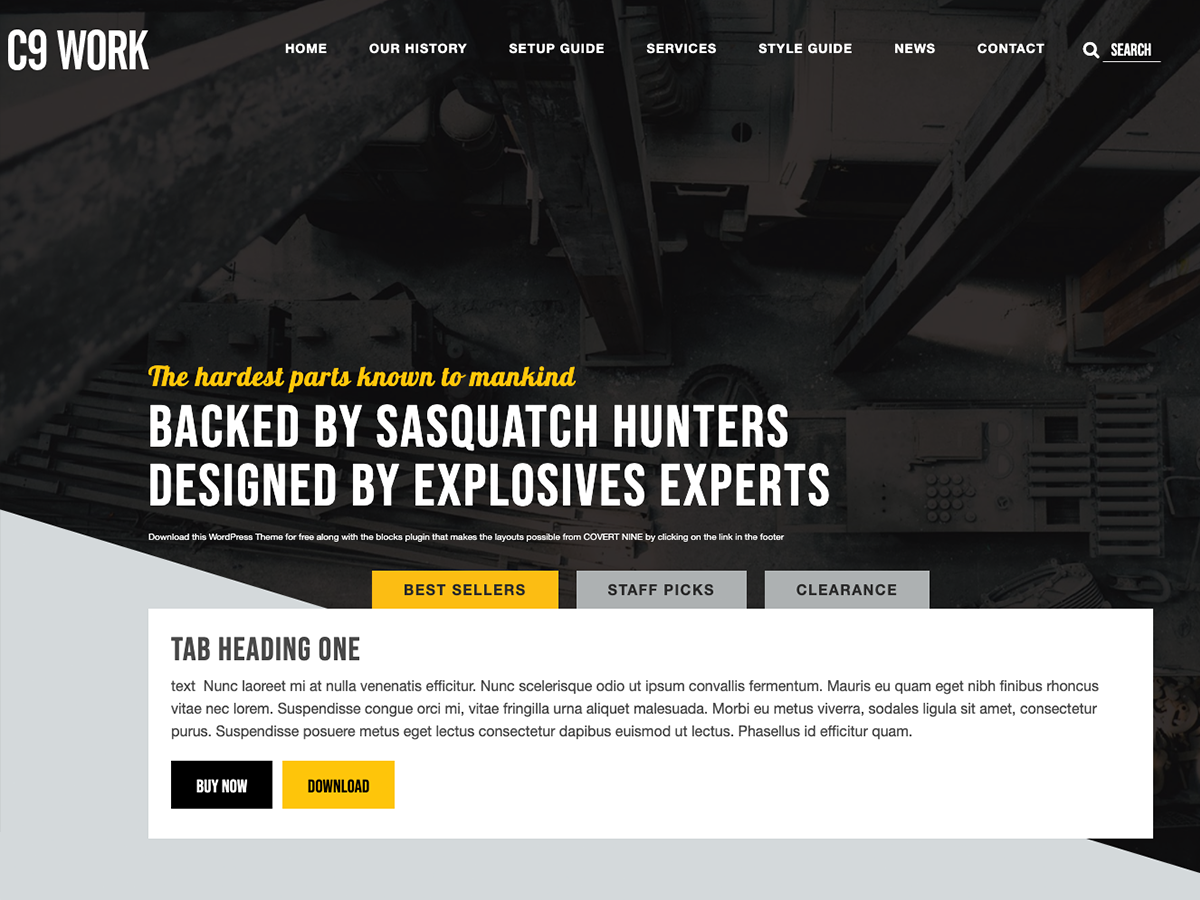 Building a Signup Focused Landing Page With C9 Block Templates | COVERT ...